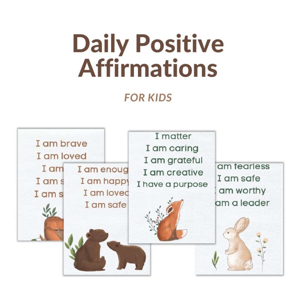Positive Affirmations for Kids | EEVVEE